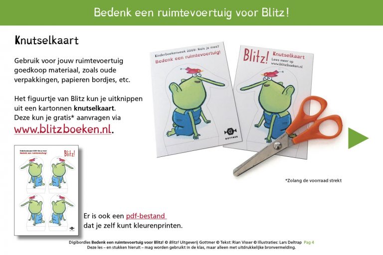 Bedenk een ruimtevoertuig voor Blitz | Rian Visser